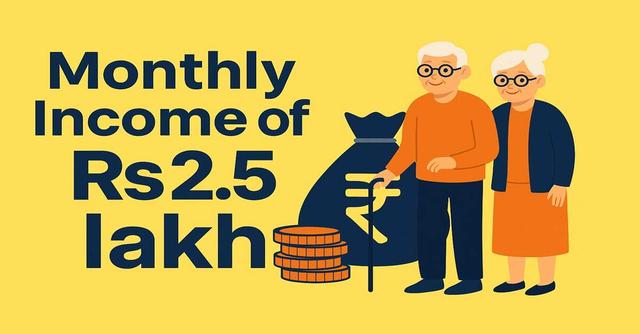 Rs 2.5 Lakh Monthly Income from a One-Time Investment of Rs 10 Lakh ...