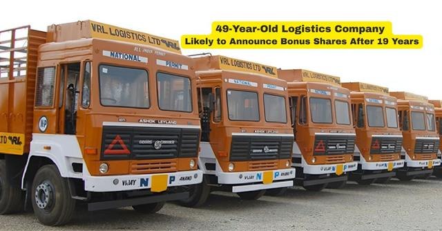 49-Year-Old Logistics Company Likely to Announce Bonus Shares After 19 ...